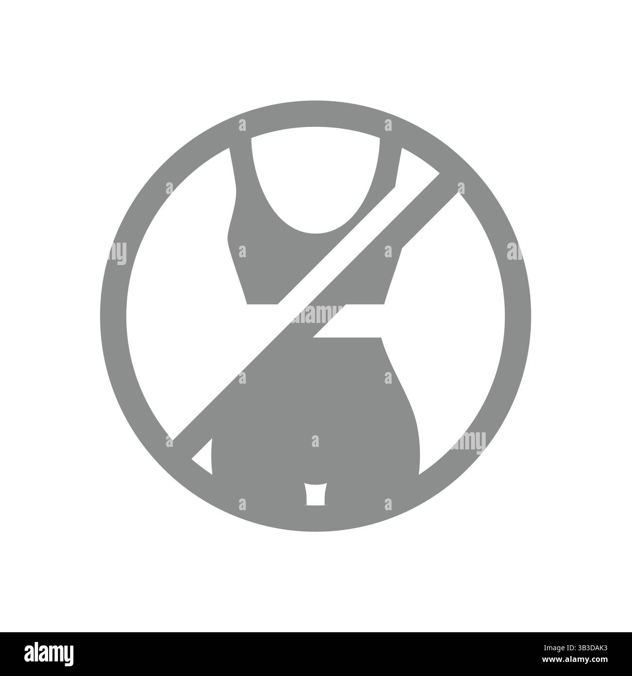 No bikini Stock Vector Images - Alamy