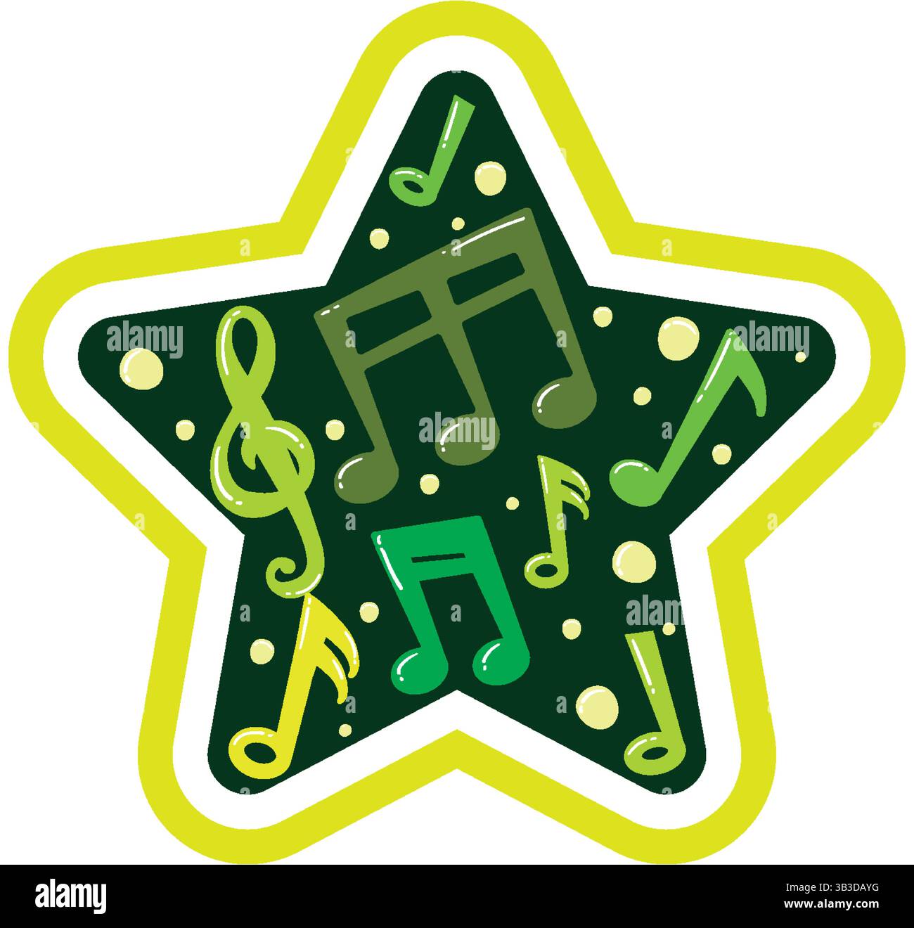 Colorful notes inside a star-shaped design Stock Vector Image & Art - Alamy