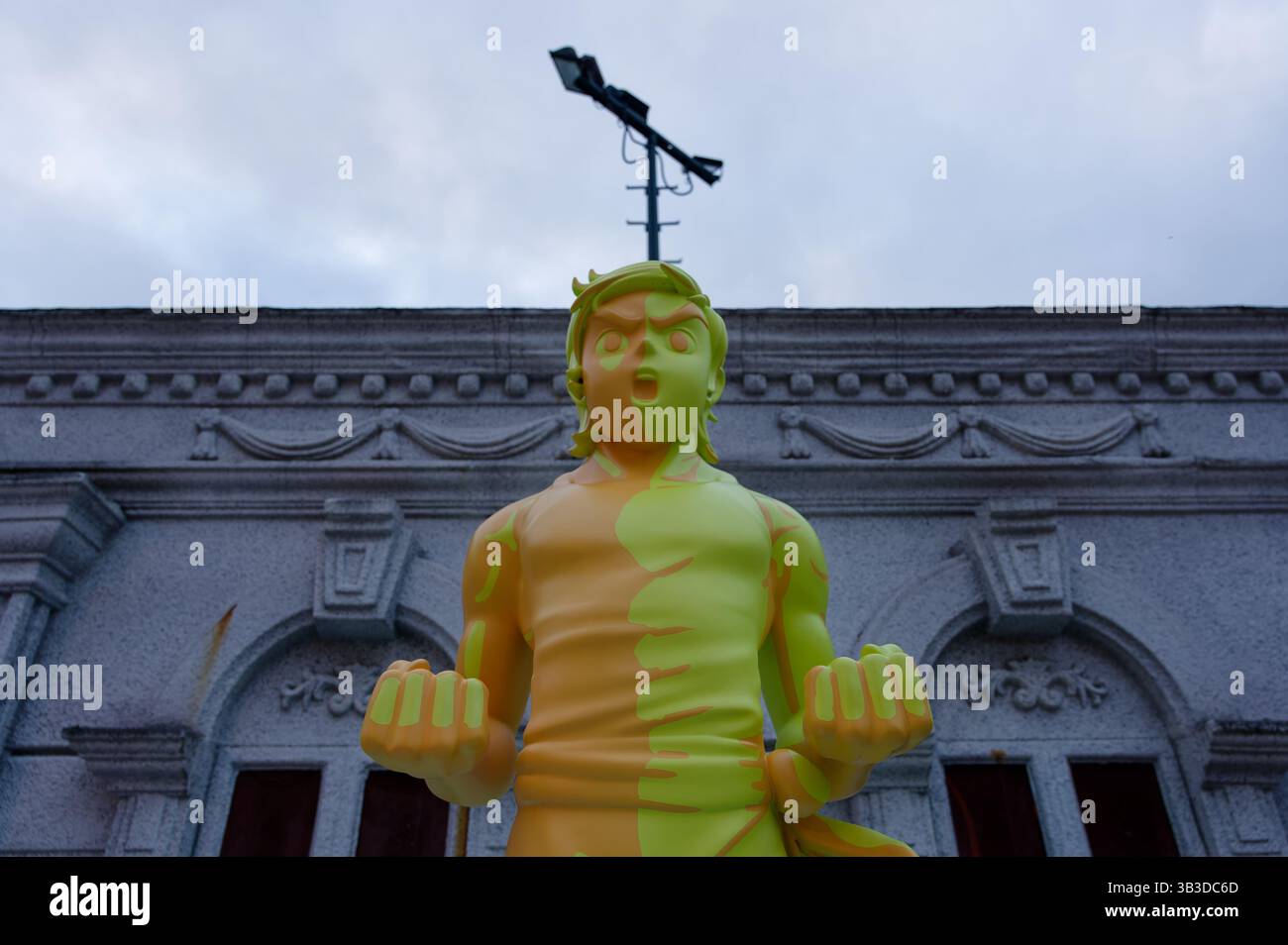 Wang Xiao Hu, hero from Tiger and Dragon Heroes, stands tall at Hong ...