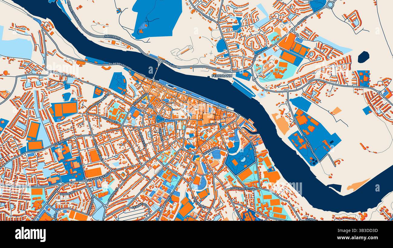 Waterford outline map hi-res stock photography and images - Alamy