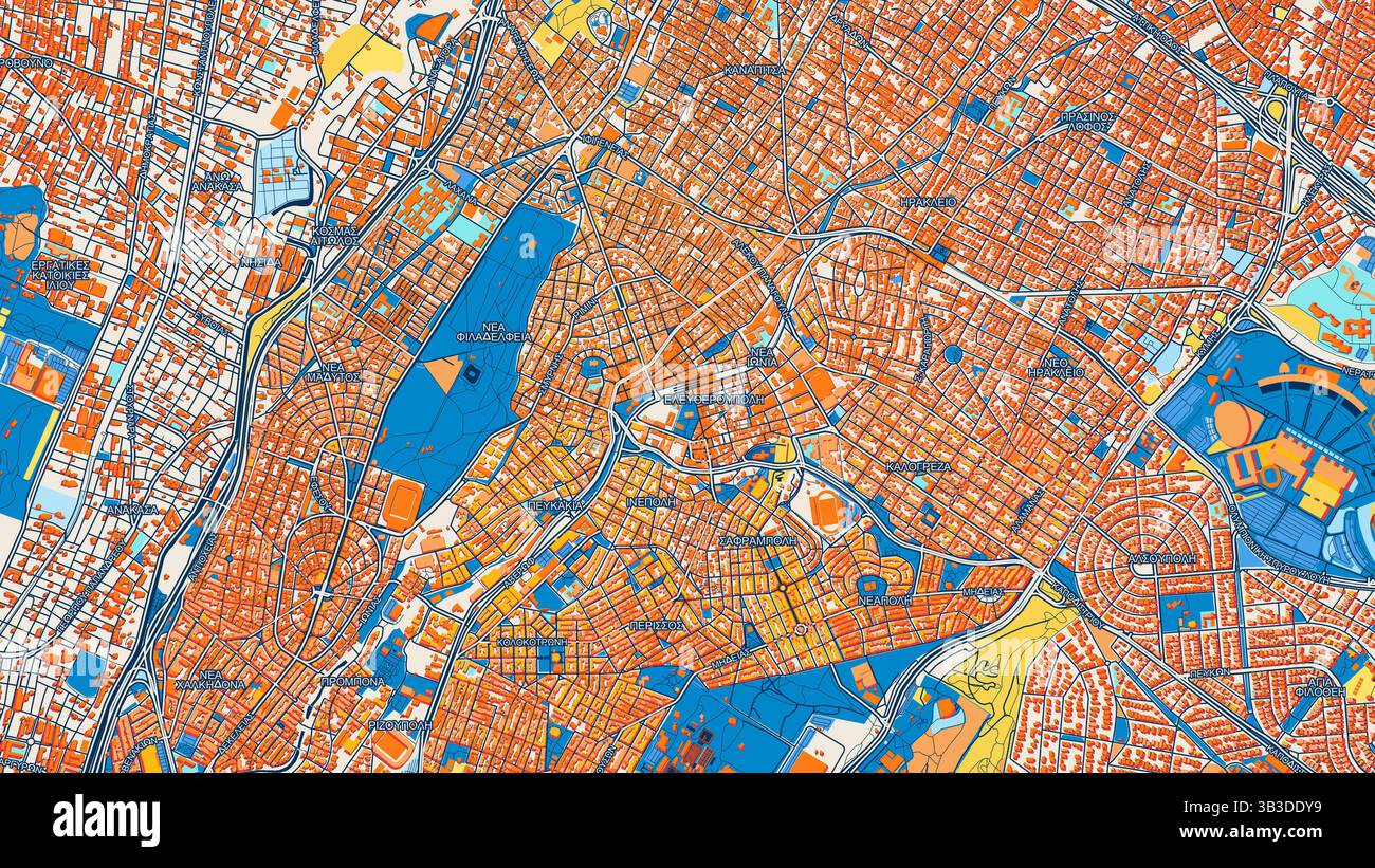 Ionia outline map hi-res stock photography and images - Alamy