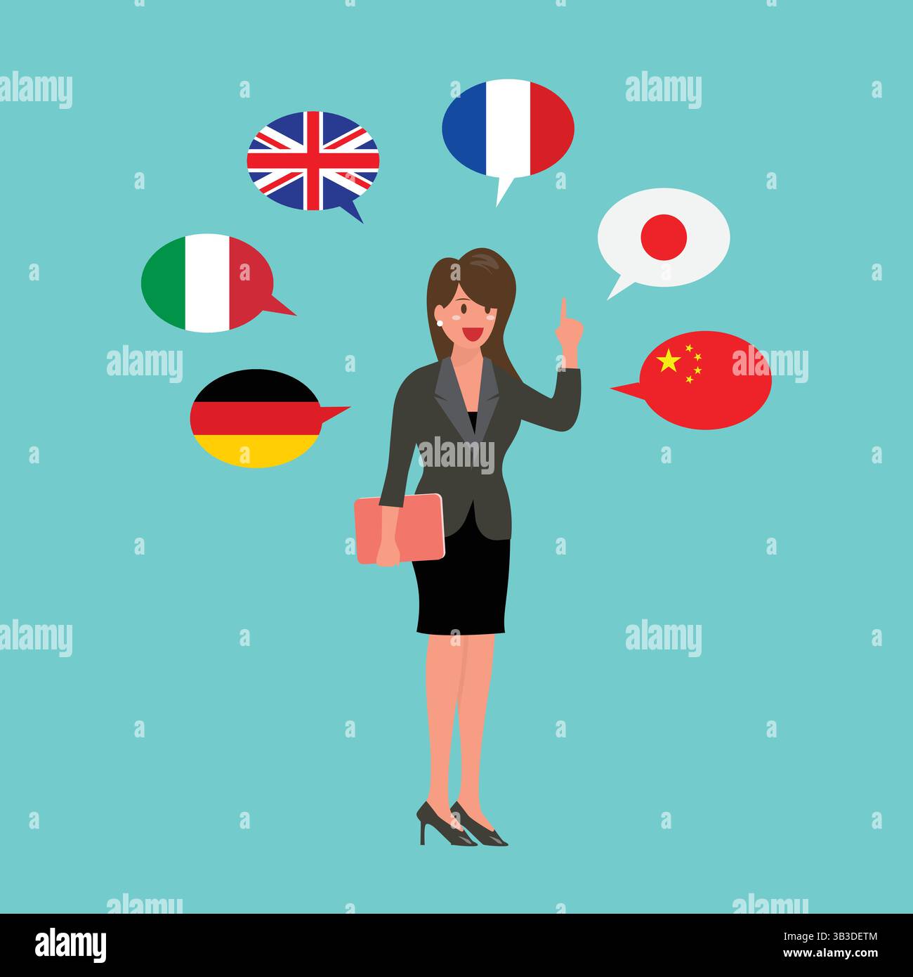 University japan woman Stock Vector Images - Alamy