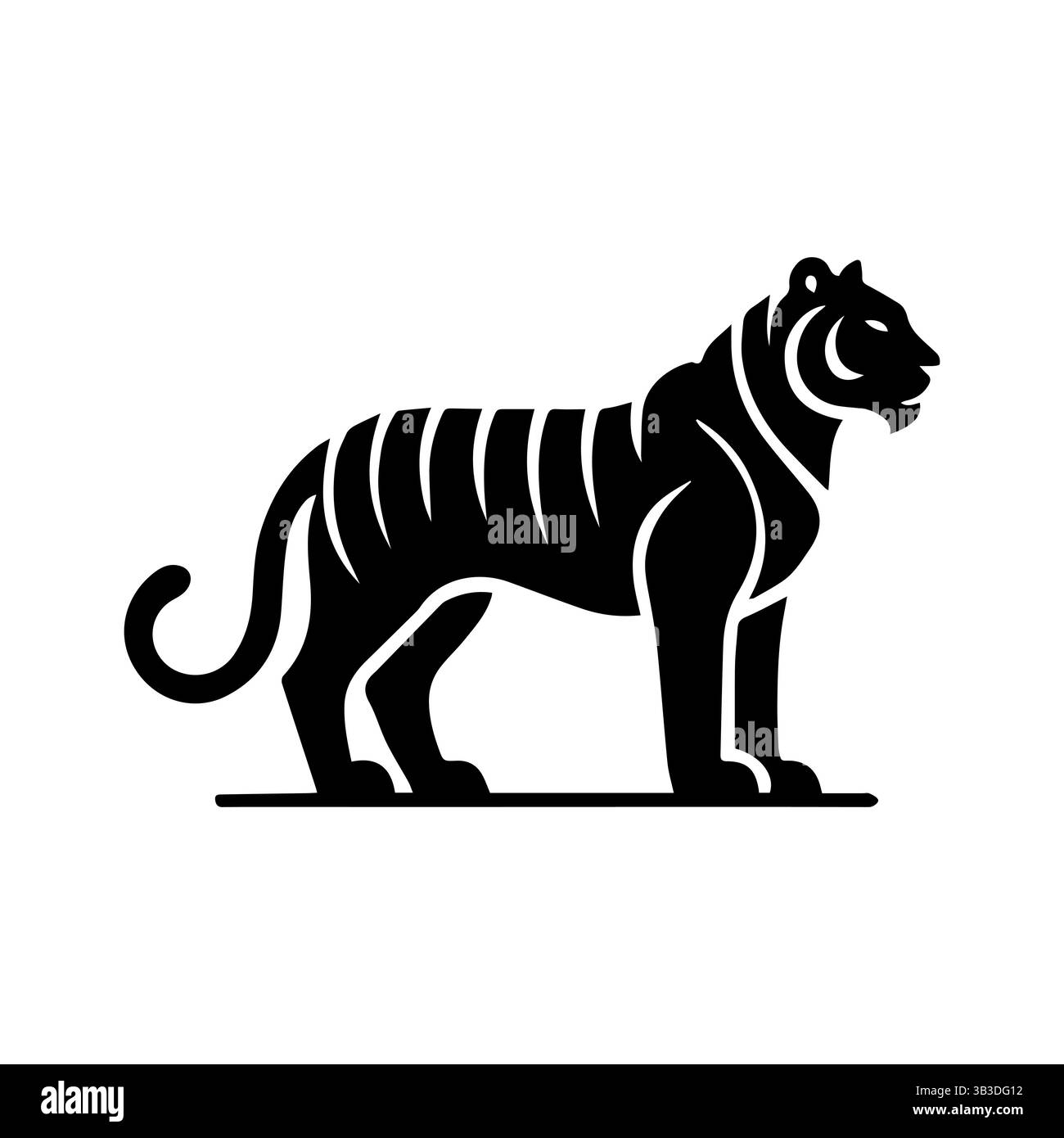 Tiger view Stock Vector Images - Alamy