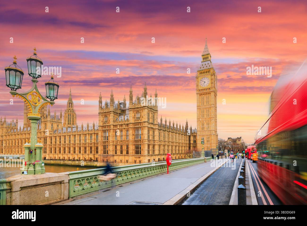 London, England, UK. The Palace of Westminster, Big Ben and Westminster ...