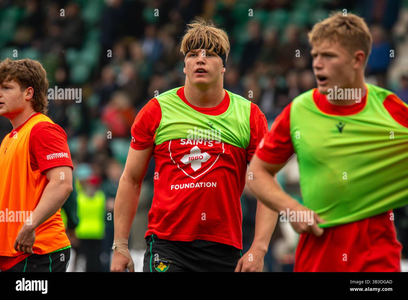 Northampton, UK, 26th April 2025 Northampton Saints and England back ...