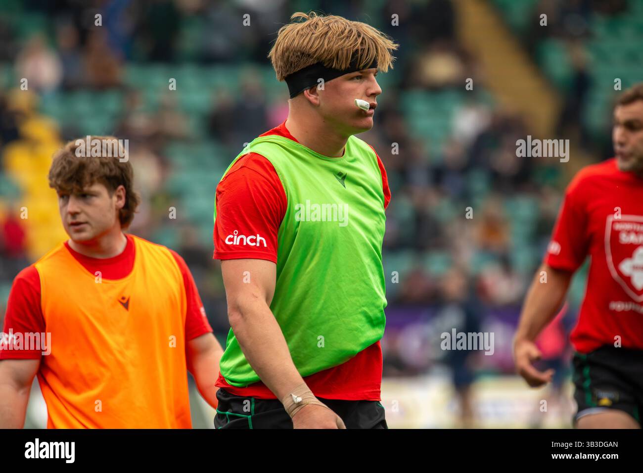 Northampton, UK, 26th April 2025 Northampton Saints and England back ...