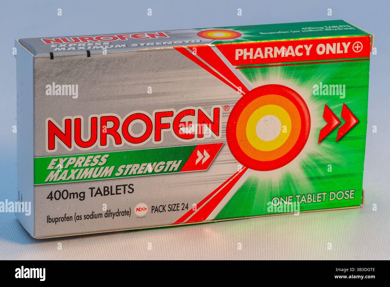 Pack of 24 Nurofen Express Maximum Strength (Ibuprofen) 400mg tablets ...