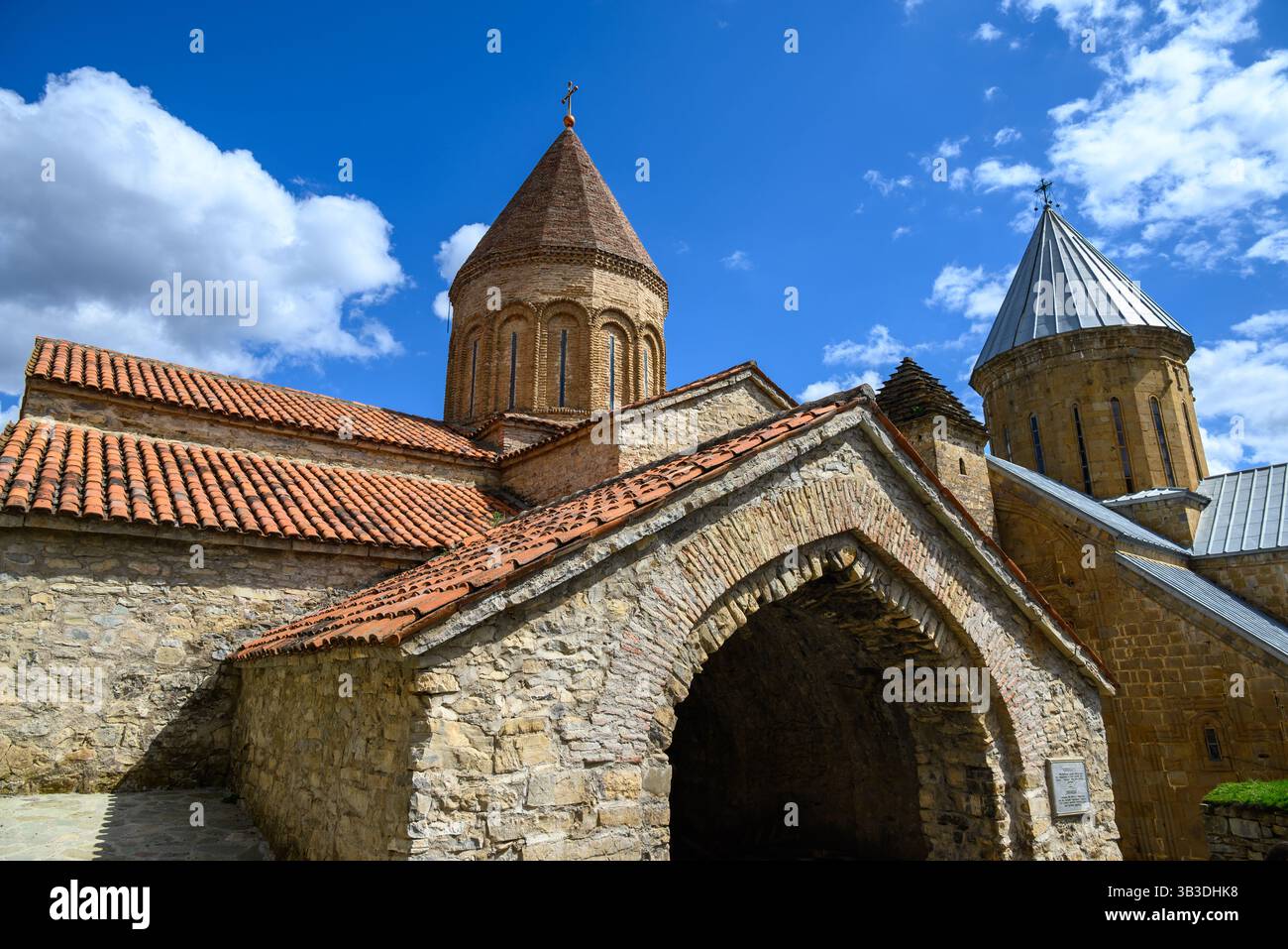 Church of the Mother of God inside Ananuri castle complex on the Aragvi ...
