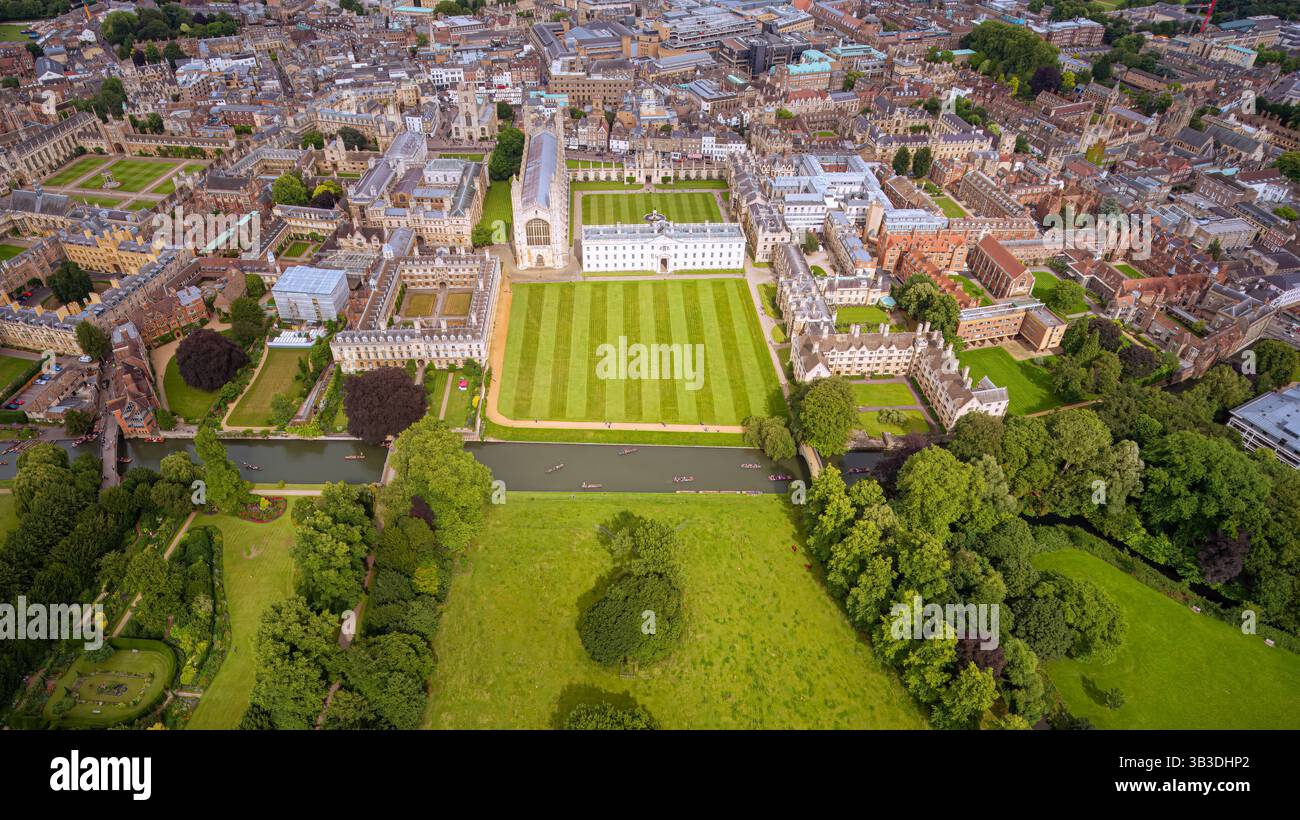 Cambridge University : Historic Academia from Above. Breathtaking ...