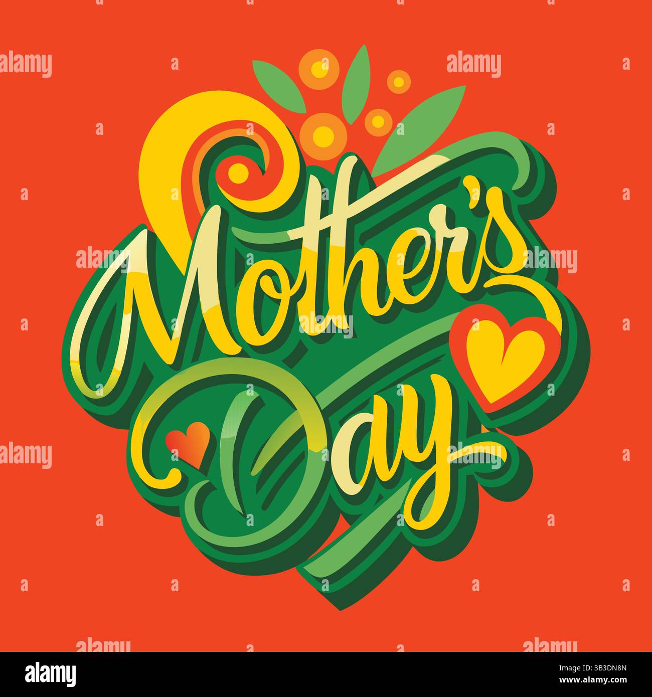 Happy Mother’s Day Images, Captions & Social Media Posts Stock Vector ...