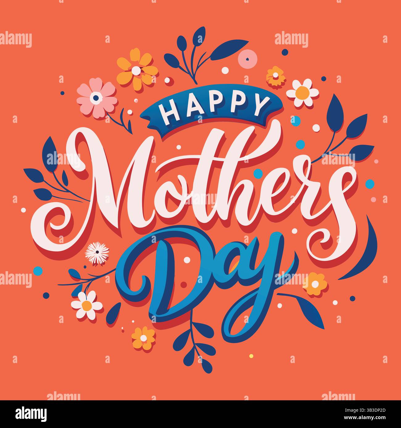 Happy Mother’s Day Images, Captions & Social Media Posts Stock Vector ...