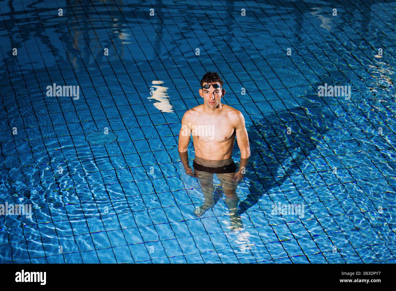 PRODUCTION - 28 April 2025, Baden-Württemberg, Freiburg: Triathlete ...