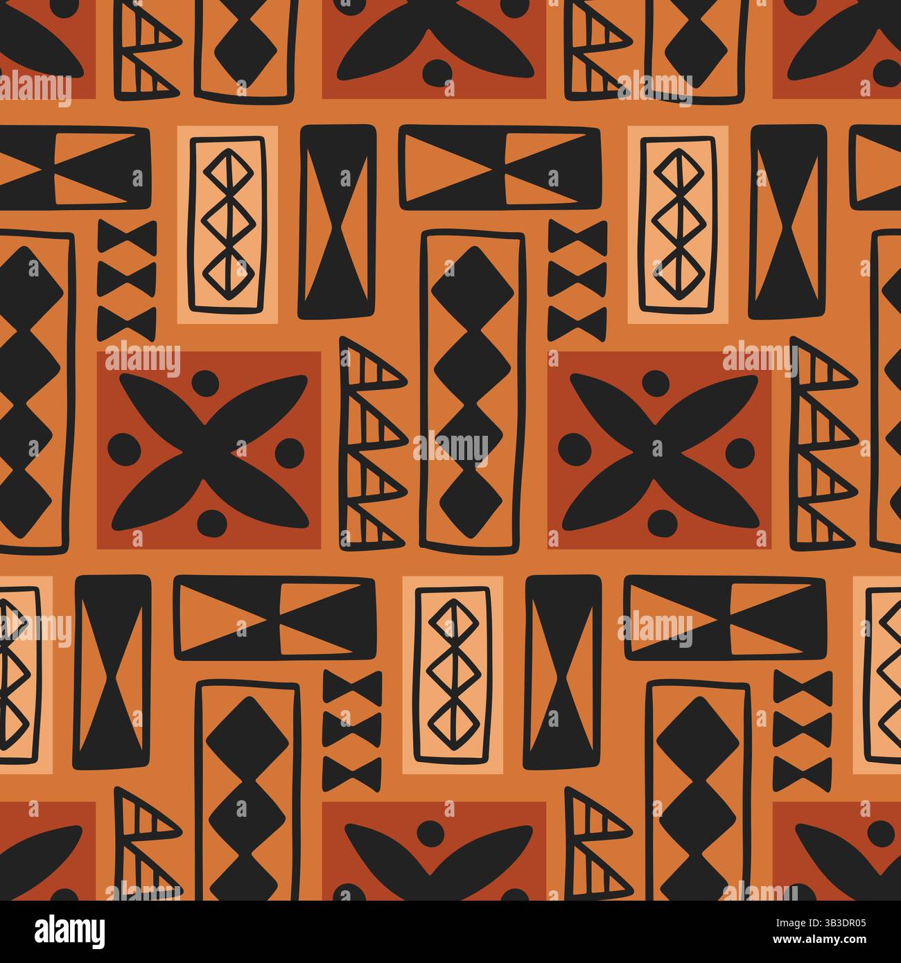 Pacific tapa cloth Stock Vector Images - Alamy