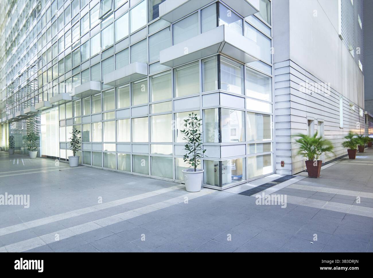 Empty floor before modern buildings in Putrajaya Malaysia Stock Photo ...