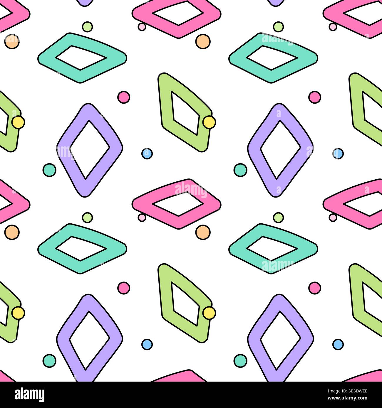 Geometric pattern rhombuses dots hi-res stock photography and images ...