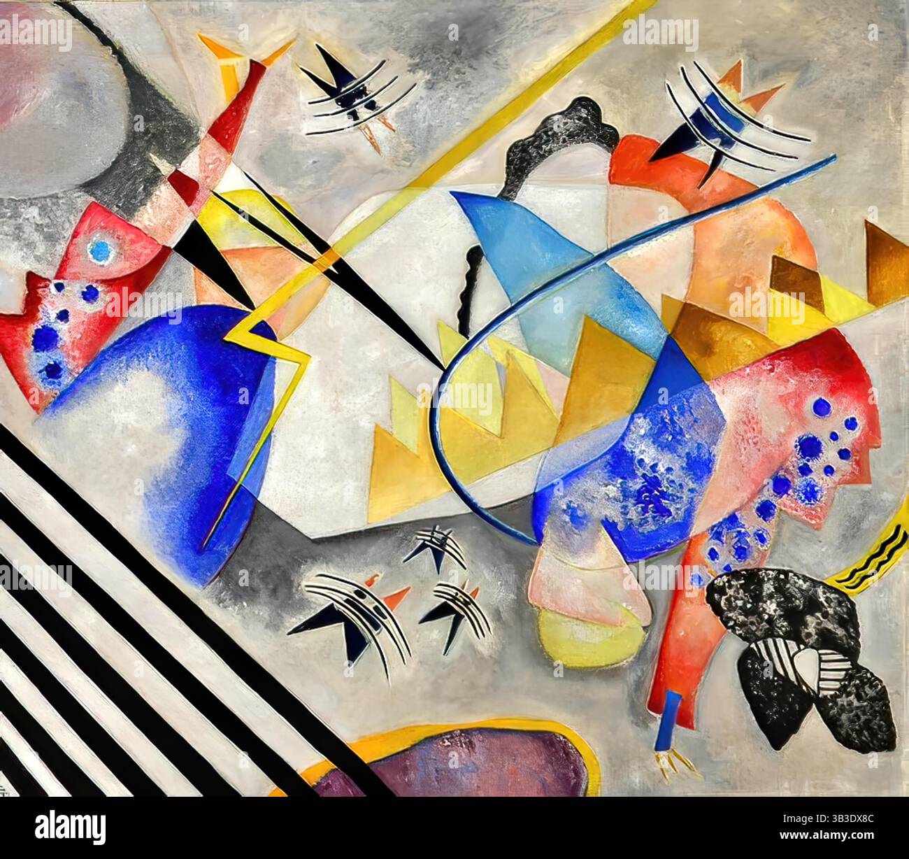 White Center, 1921 (Painting) Kandinsky, Wassily Stock Vector Image ...