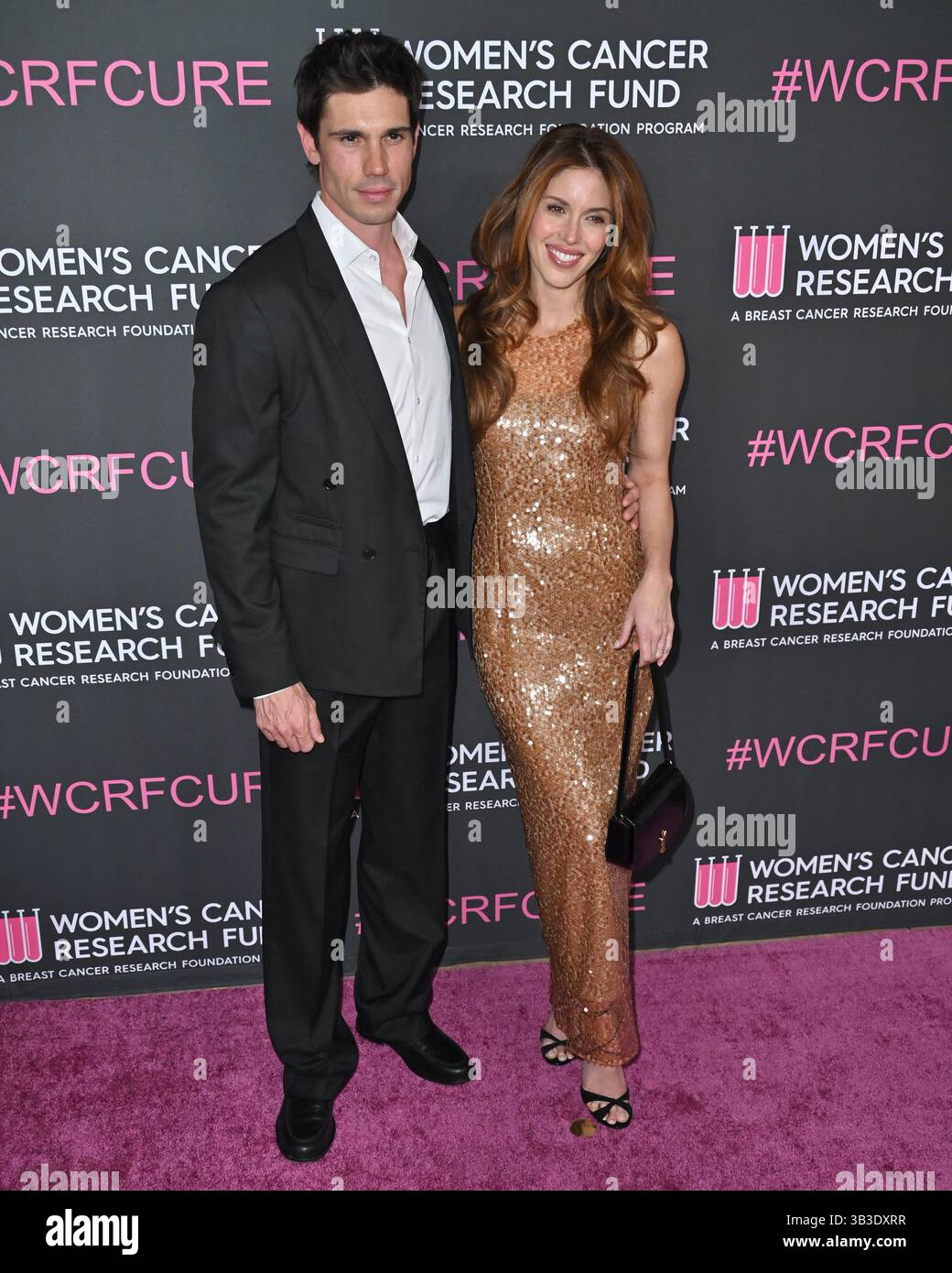 Beverly Hills, CA USA - April 28, 2025: Tanner Novlan, Kayla Ewell ...