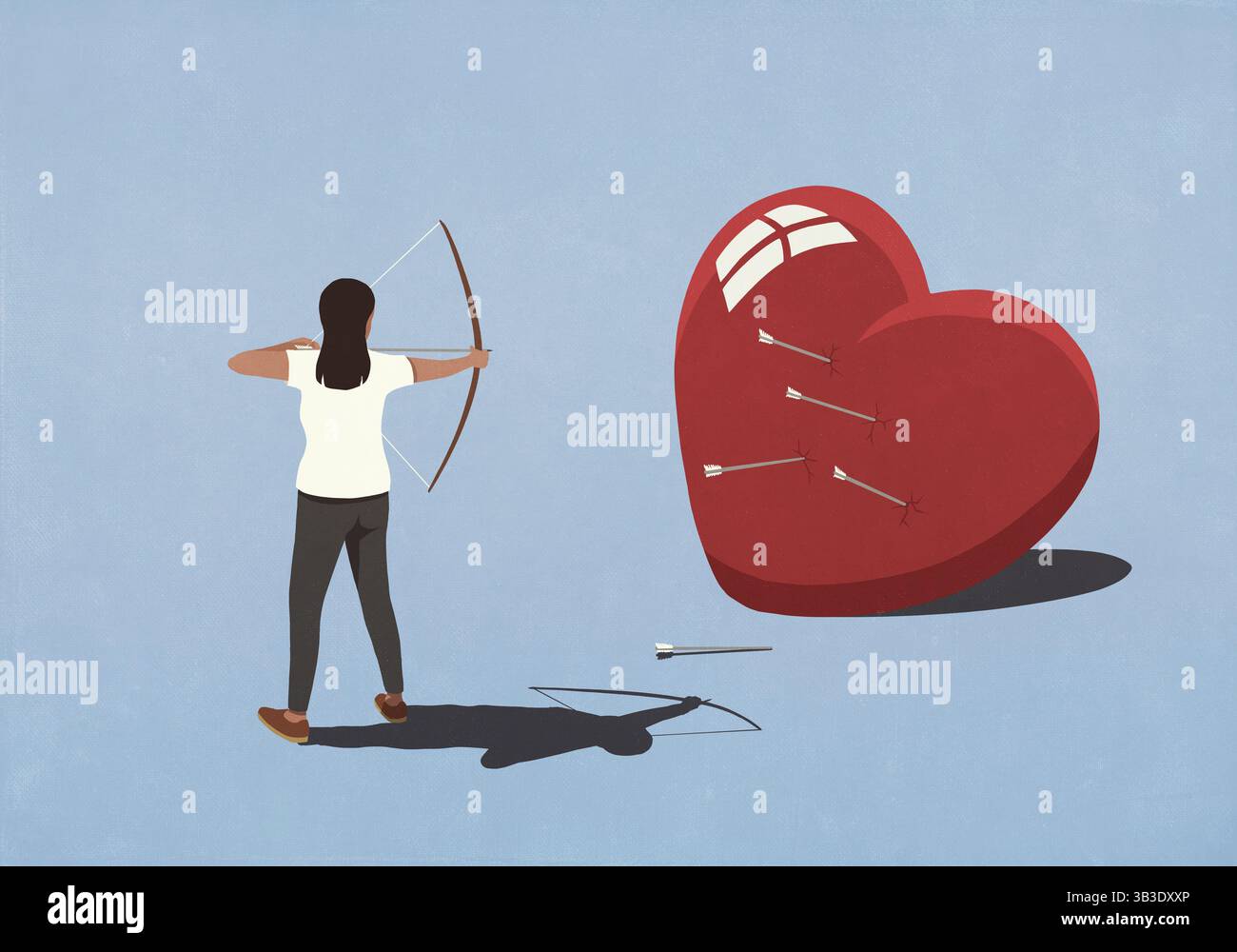 Rear view woman shooting on hi-res stock photography and images - Alamy