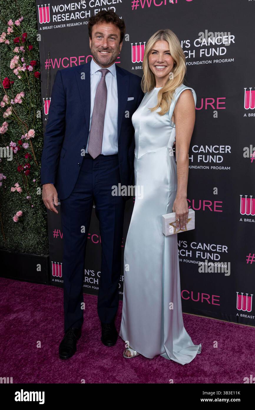 Justin Gimelstob and Amanda Kloots attend the arrivals of “An ...