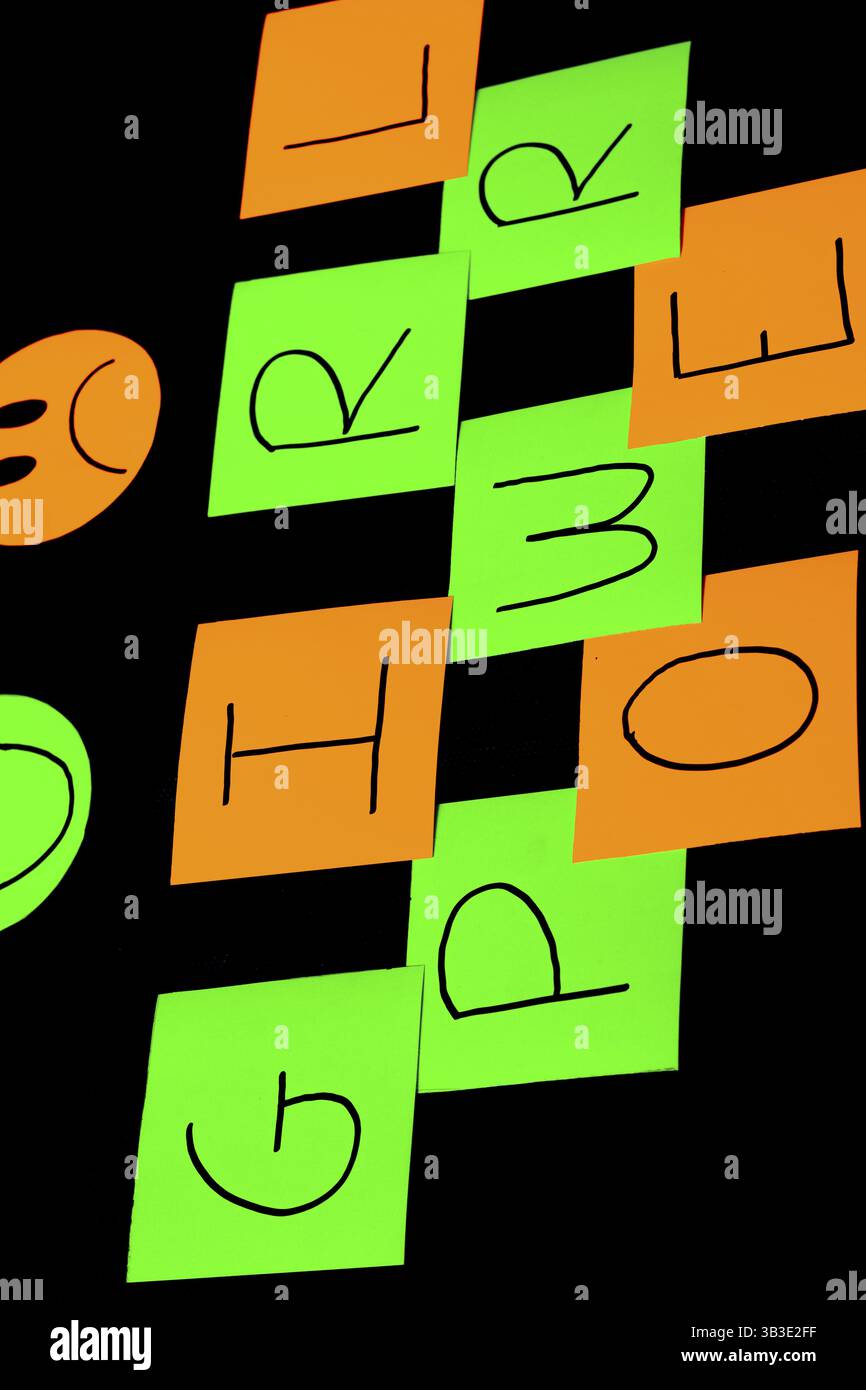 Girl in black texts on hi-res stock photography and images - Alamy