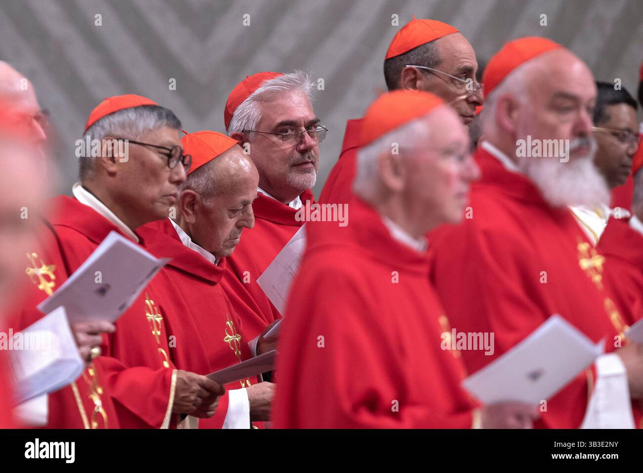 Vatican City, Vatican, 28 April 2025. Cardinals Fabio Baggio attends a ...
