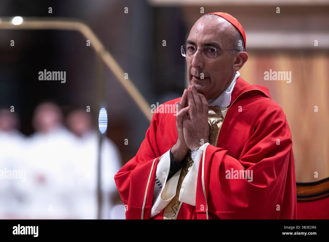 Vatican City, Vatican, 28 April 2025. Cardinals Baldassarre Reina ...