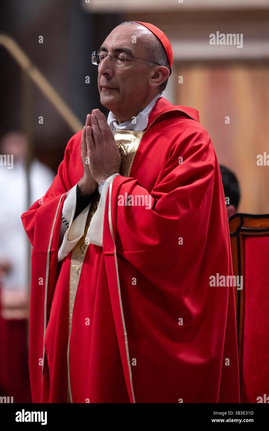 Vatican City, Vatican, 28 April 2025. Cardinals Baldassarre Reina ...