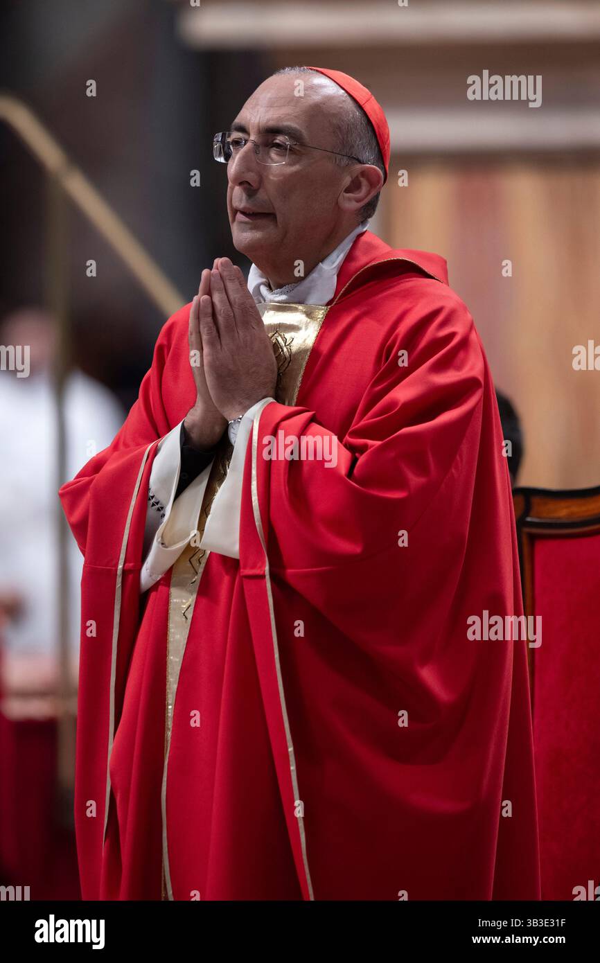 Vatican City, Vatican, 28 April 2025. Cardinals Baldassarre Reina ...