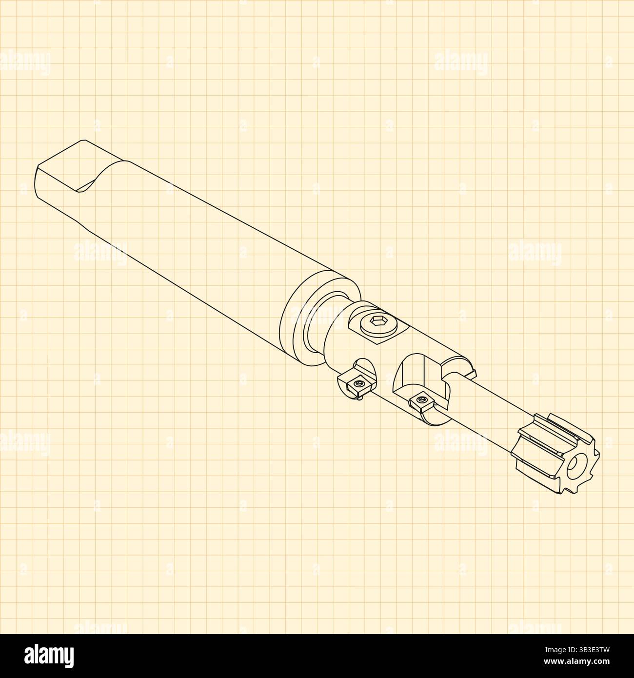 Mechanical engineering drawings. Tap tools, borer. Technical Design ...
