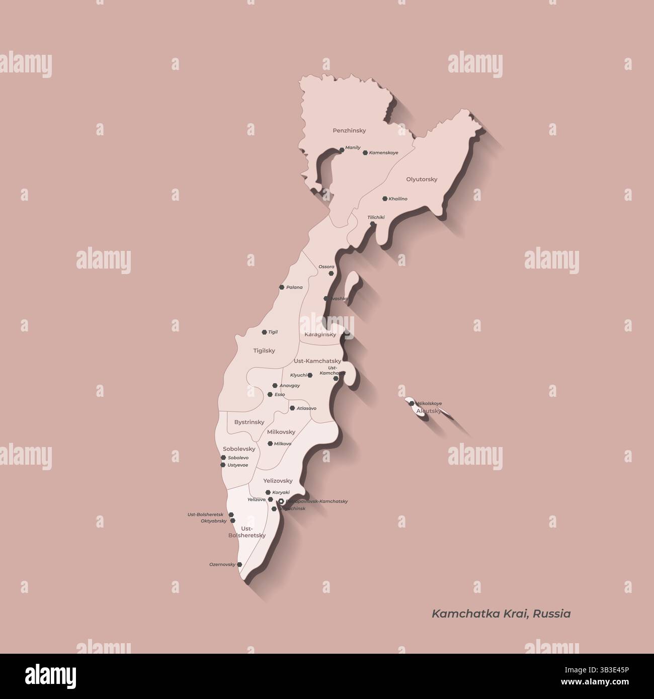 Vector isolated illustration with authors vision. Simplified ...