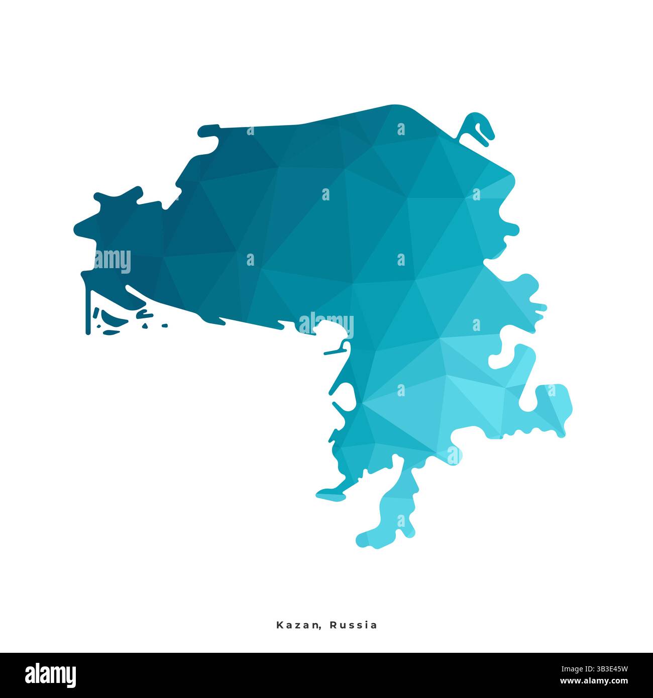 Kazan map hi-res stock photography and images - Alamy