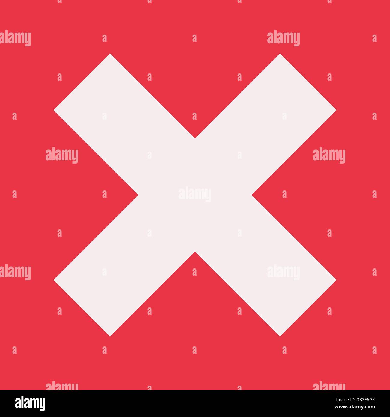 Delete object flat white Stock Vector Images - Alamy