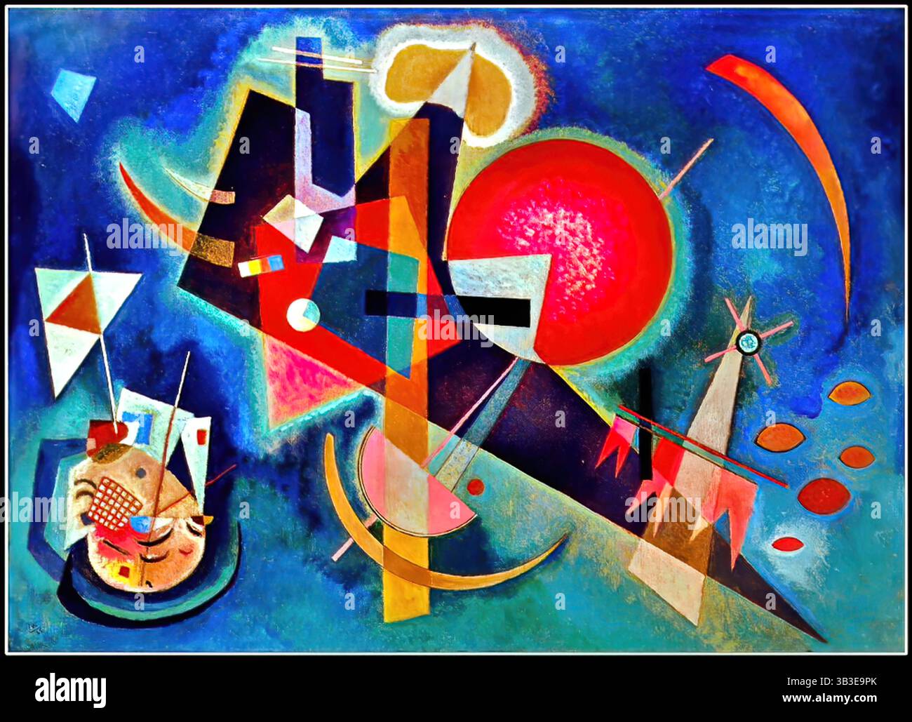 In blue kandinsky Stock Vector Images - Alamy