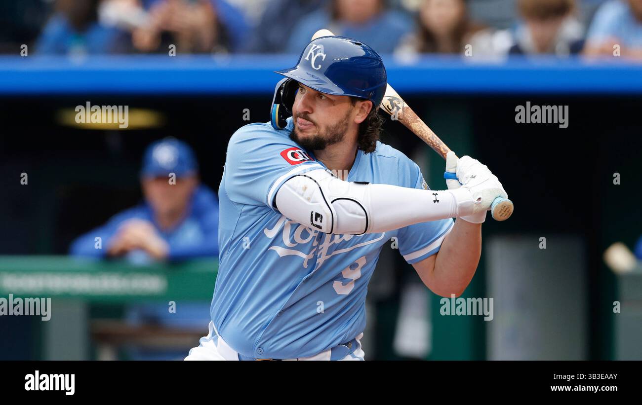 Kansas City Royals first baseman Vinnie Pasquantino (9) during a ...