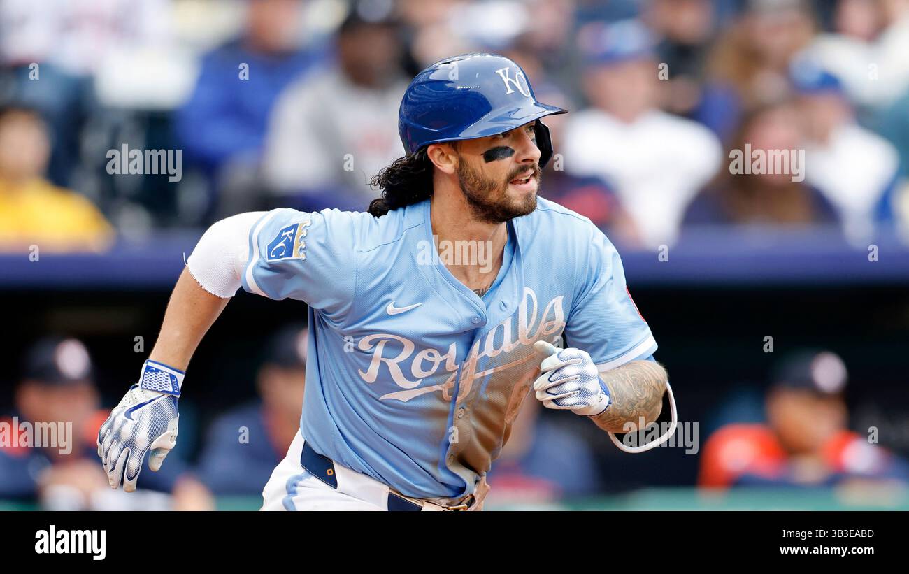 Kansas City Royals Jonathan India 6 During A Baseball Game In Kansas