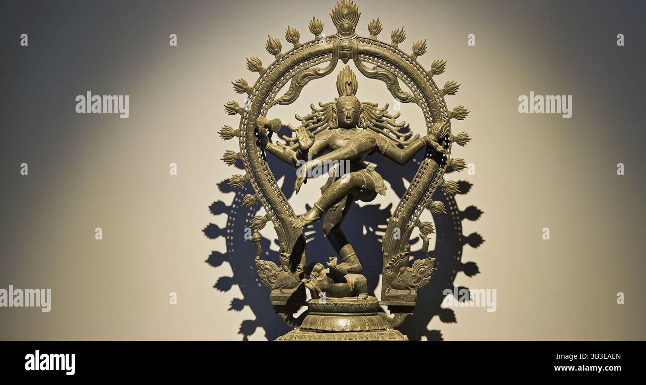 Statue Of Shiva Nataraja: Cosmic Dance Of Shiva One Of Main Deities In ...