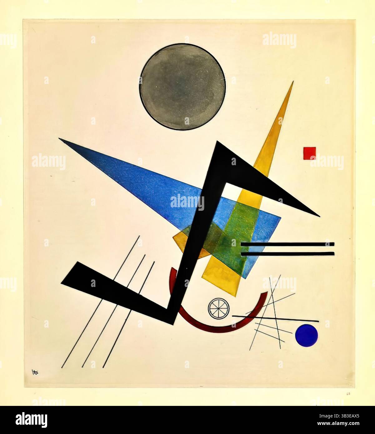 Wassily kandinsky circle of circle hi-res stock photography and images ...