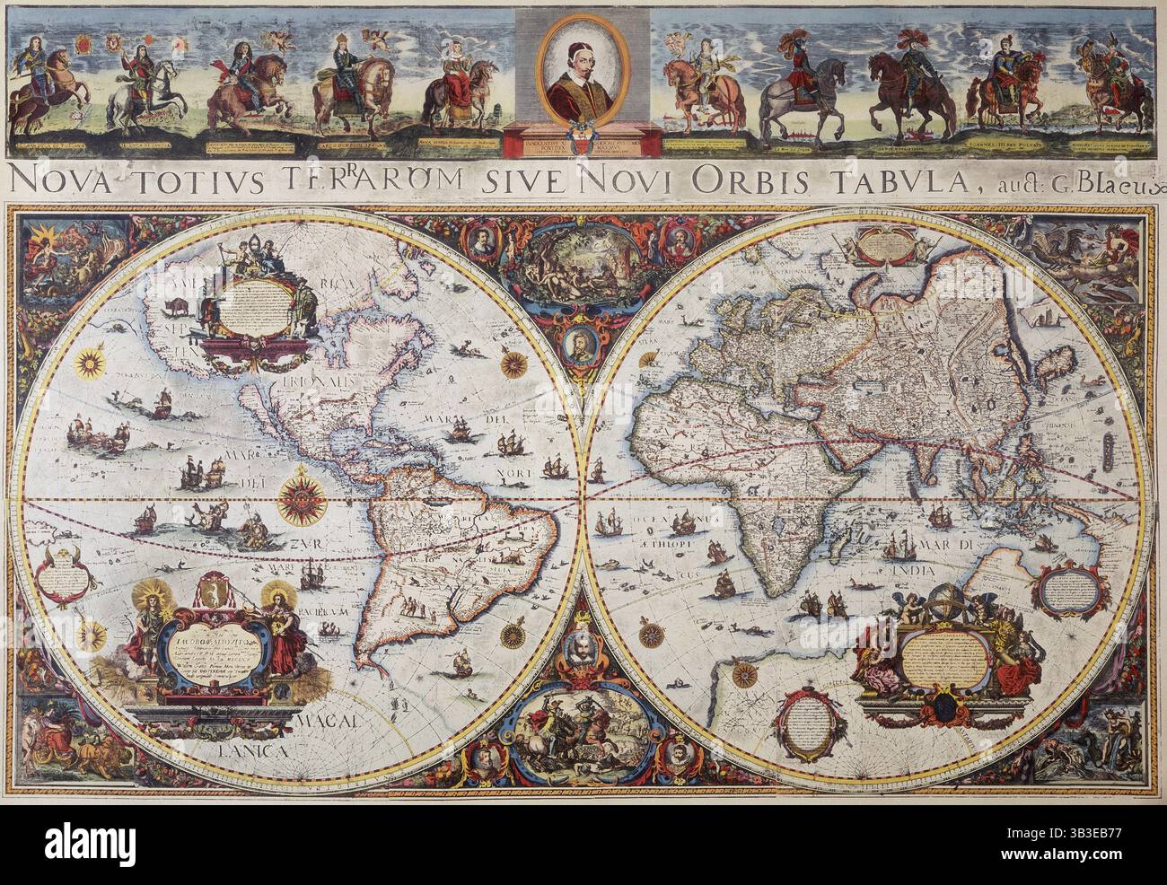Map africa in 17th century hi-res stock photography and images - Alamy