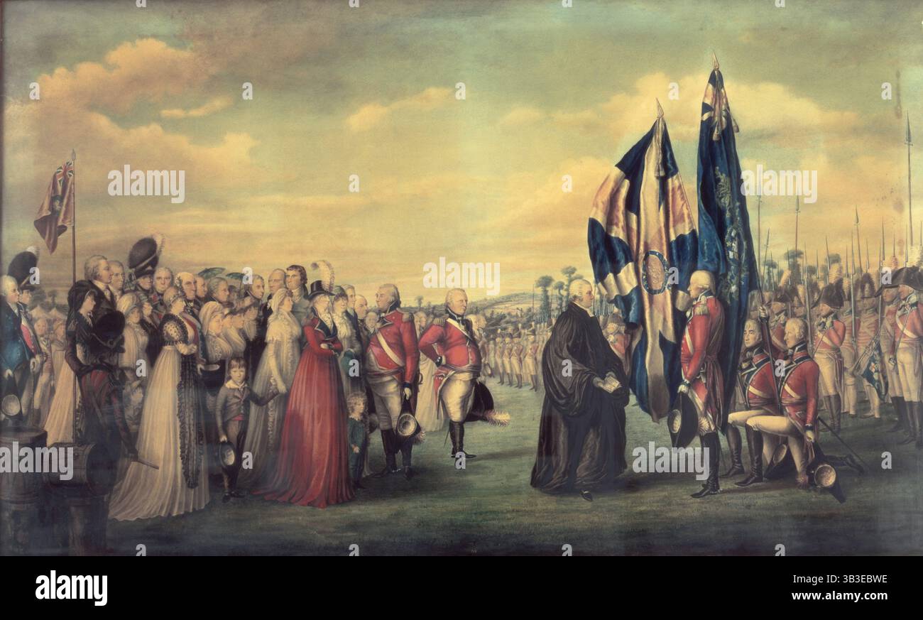 Consecration of the Colours of the Third Regiment of Royal East India ...