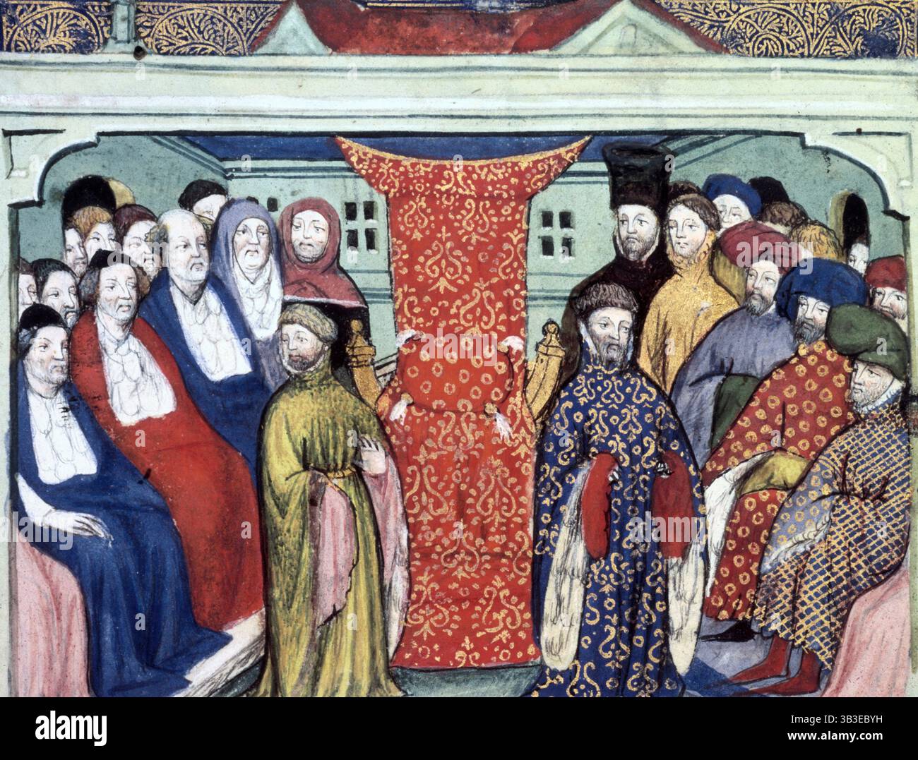 Richard II's empty throne, Westminster Hall, London, 30 September 1399 ...