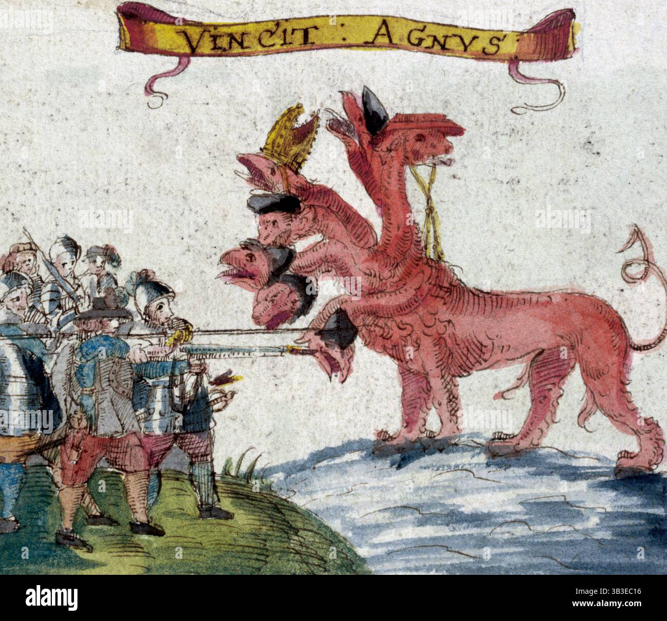 A banner of the parliamentary army, English Civil War, c1642-c1646 ...