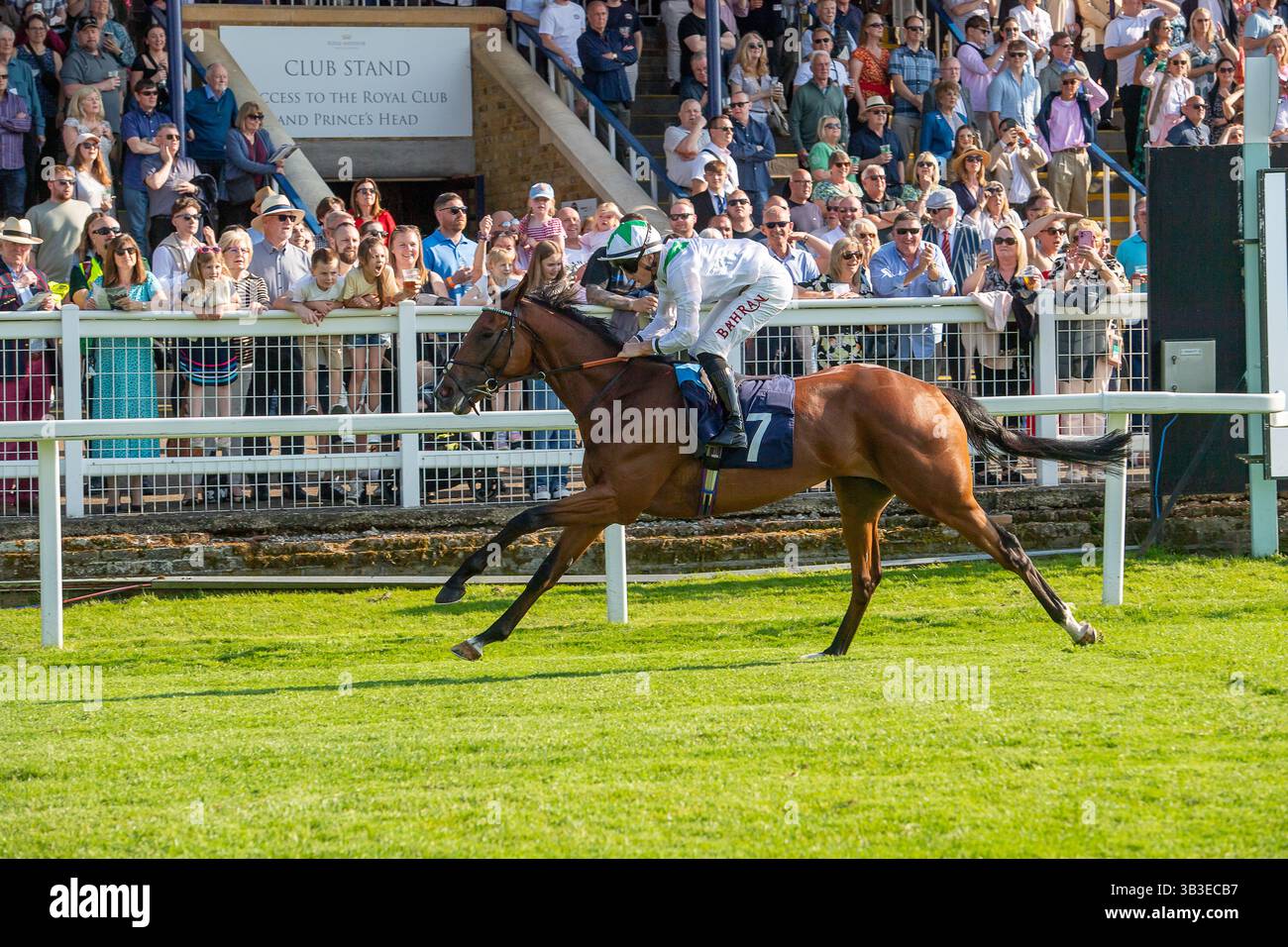 Windsor, Berkshire, UK. 28th April, 2025. Horse AL SHABABI ridden by ...