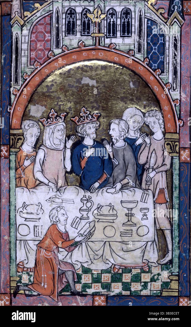 Arthur and guinevere at a banquet hi-res stock photography and images ...