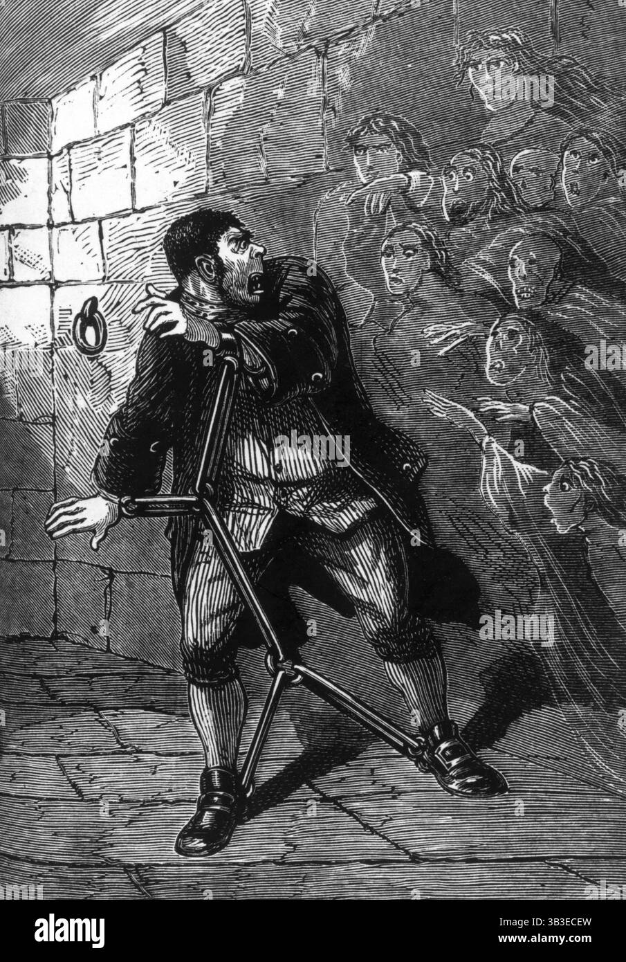 Man in prison cell floor Black and White Stock Photos & Images - Alamy