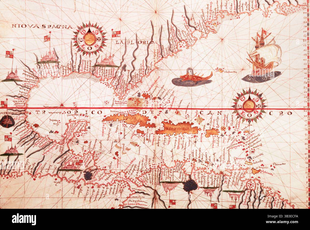 New world maps sixteenth century hi-res stock photography and images ...