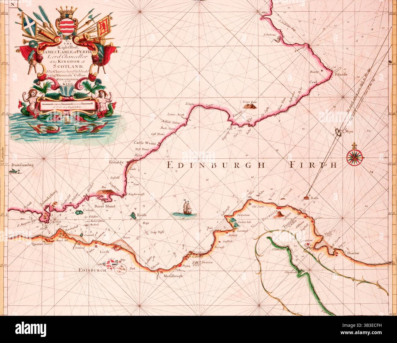Firth of forth map hi-res stock photography and images - Alamy