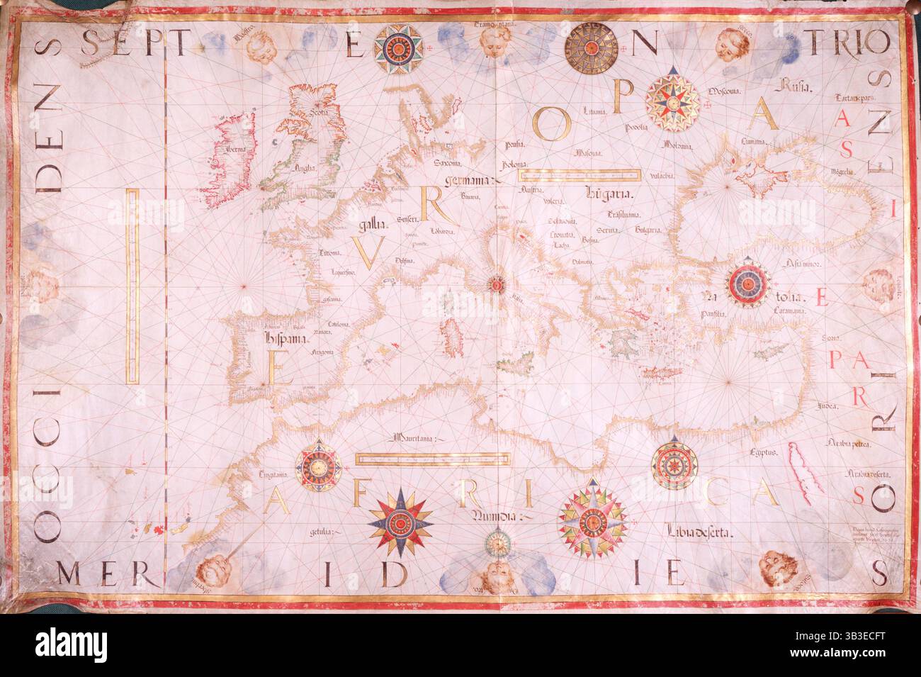 1570 map europe hi-res stock photography and images - Alamy
