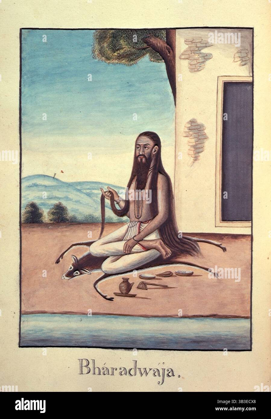 The sage, Bharadvaja, 1803-1804. Inscribed: 'Bharadwaja.' Renowned ...