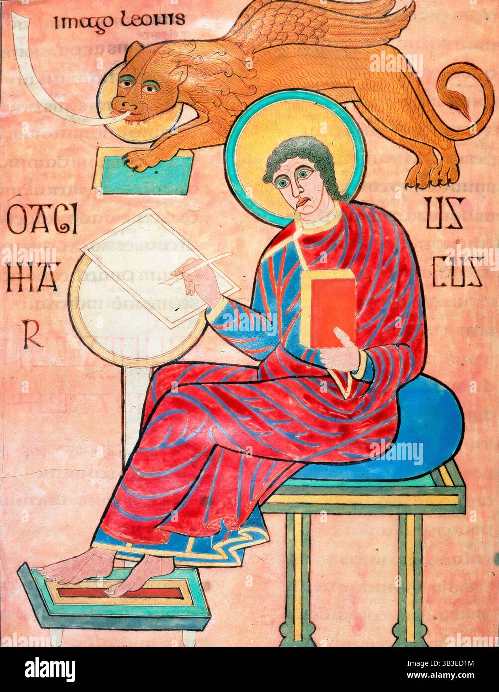 8th century illuminated manuscript hi-res stock photography and images ...