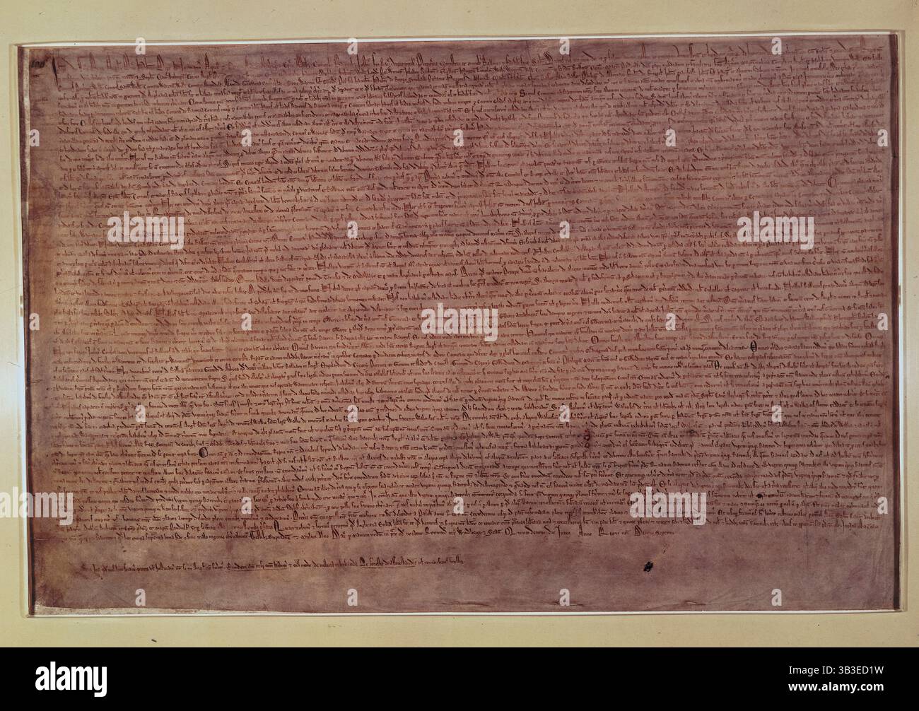 The Magna Carta, 1215. The Magna Carta (The Great Charter); King John's ...